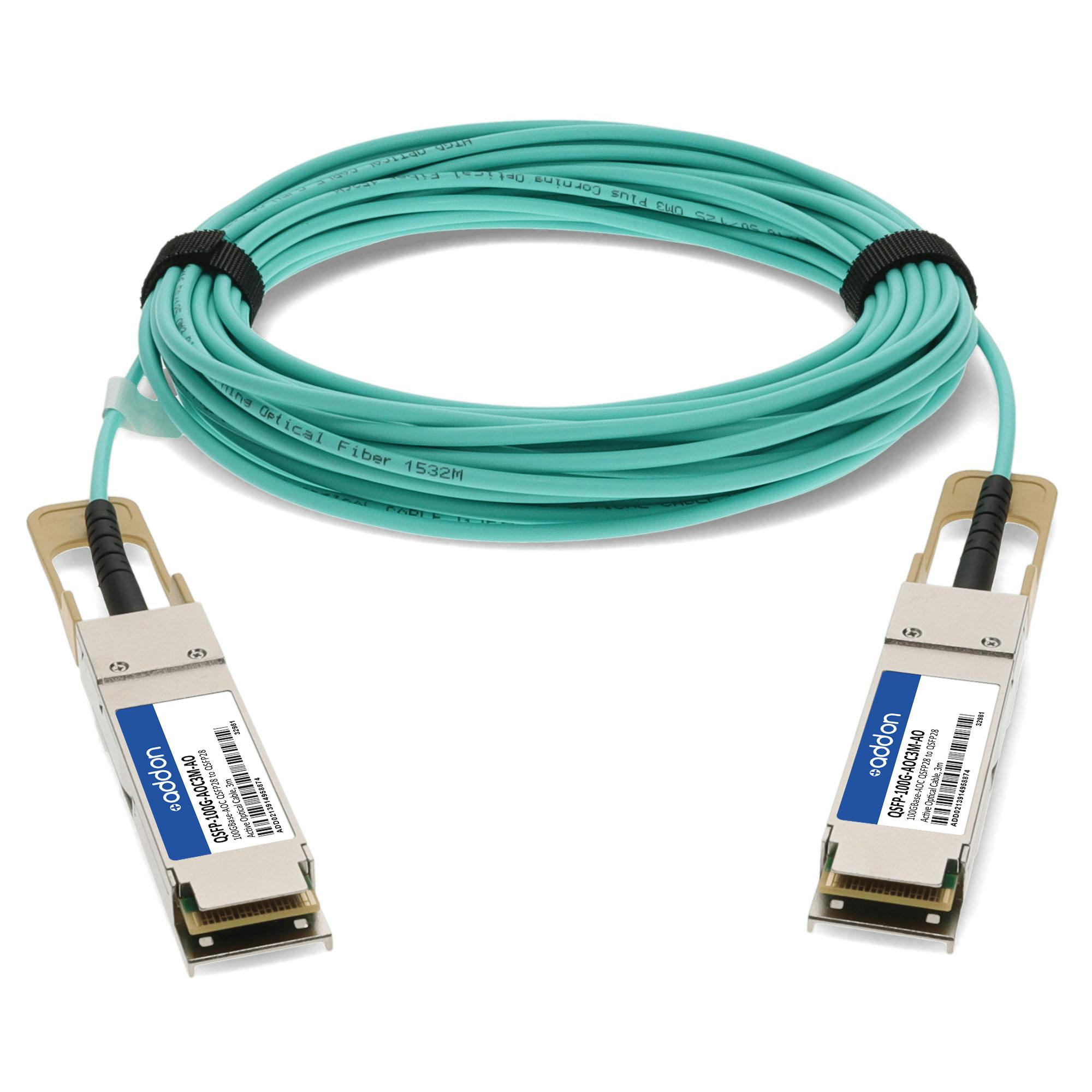QSFP-100G-AOC3M-AO | Cisco® | DACs & AOCs - AddOn Networks