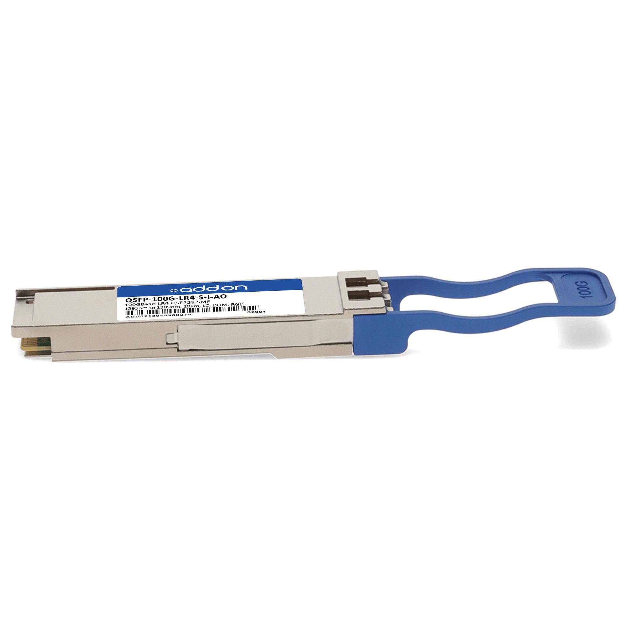 QSFP-100G-LR4-S-I-AO | Cisco® | Transceivers - AddOn Networks