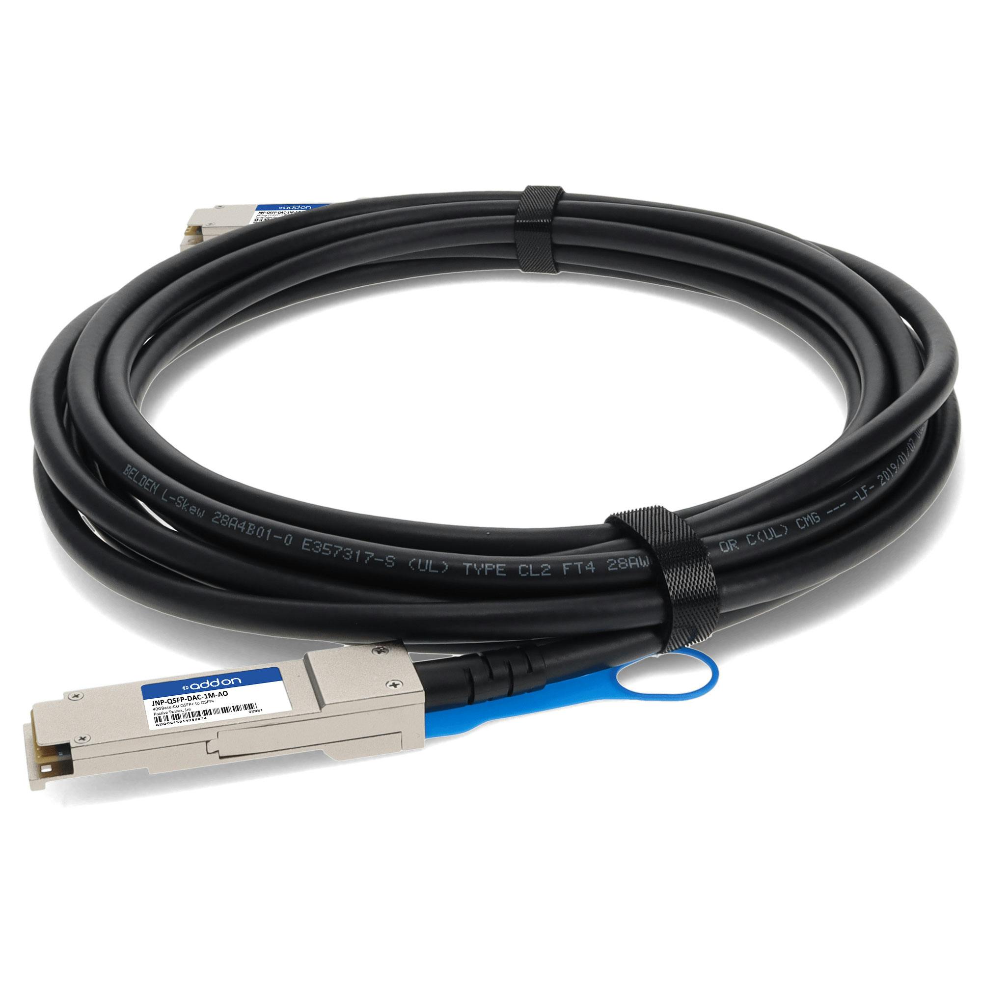 JNP-QSFP-DAC-1M-AO | Juniper Networks® | DACs & AOCs - AddOn Networks