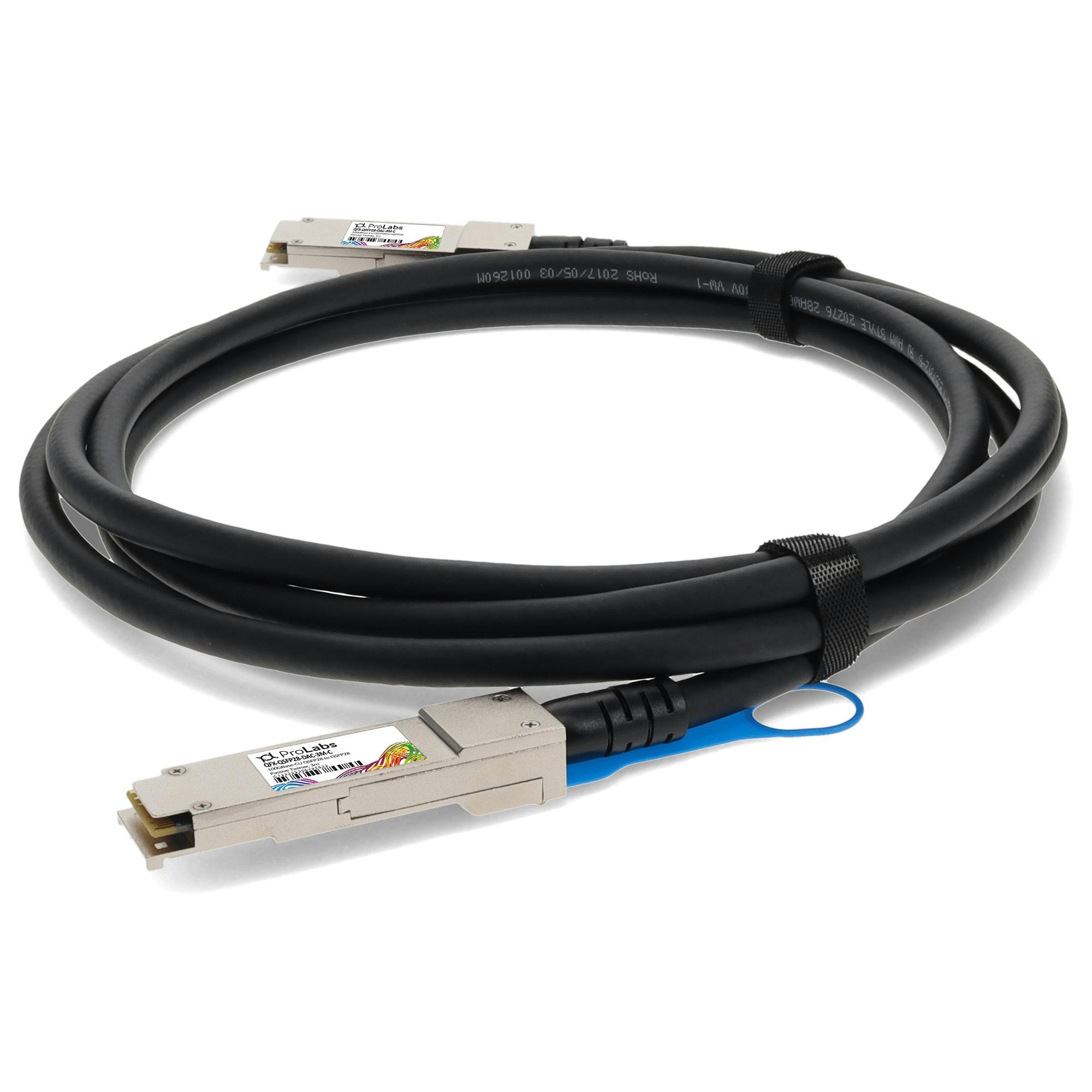 QFX-QSFP28-DAC-3M-C Juniper Networks® Compatible DACs & AOC - Prolabs