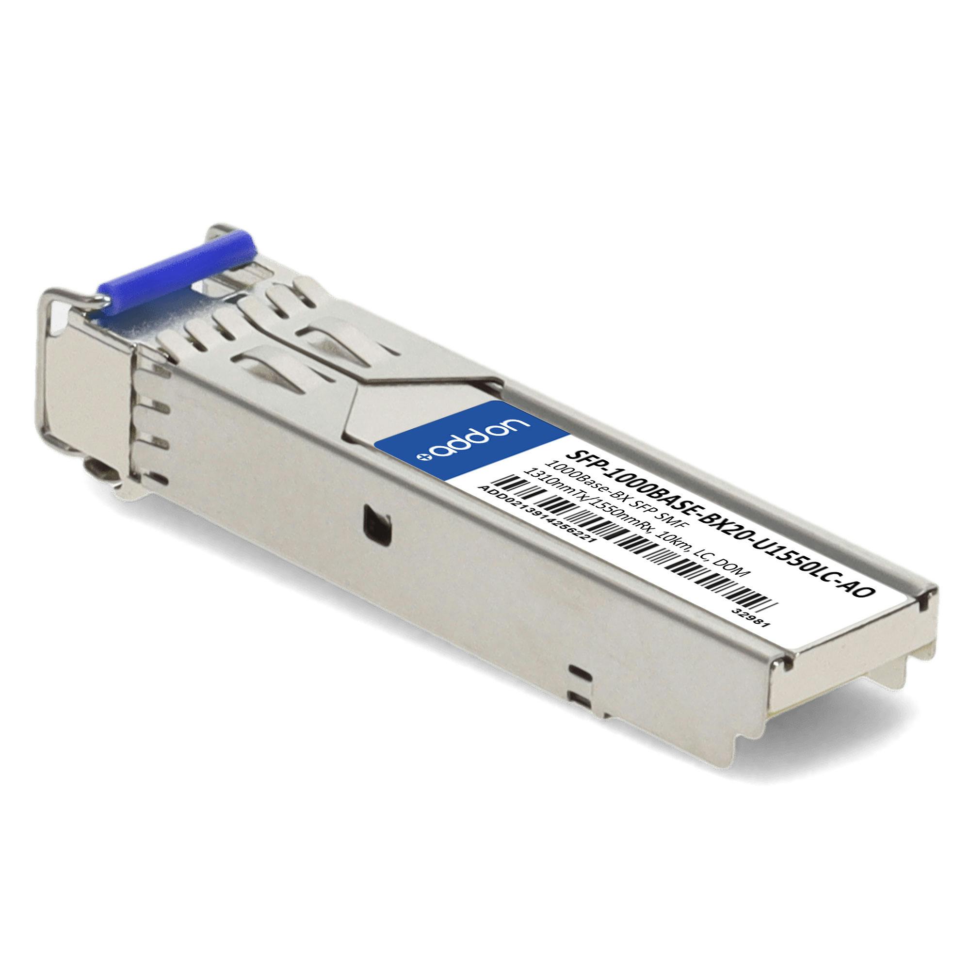 SFP-1000BASE-BX20-U1550LC-AO | Waystream®… - AddOn Networks