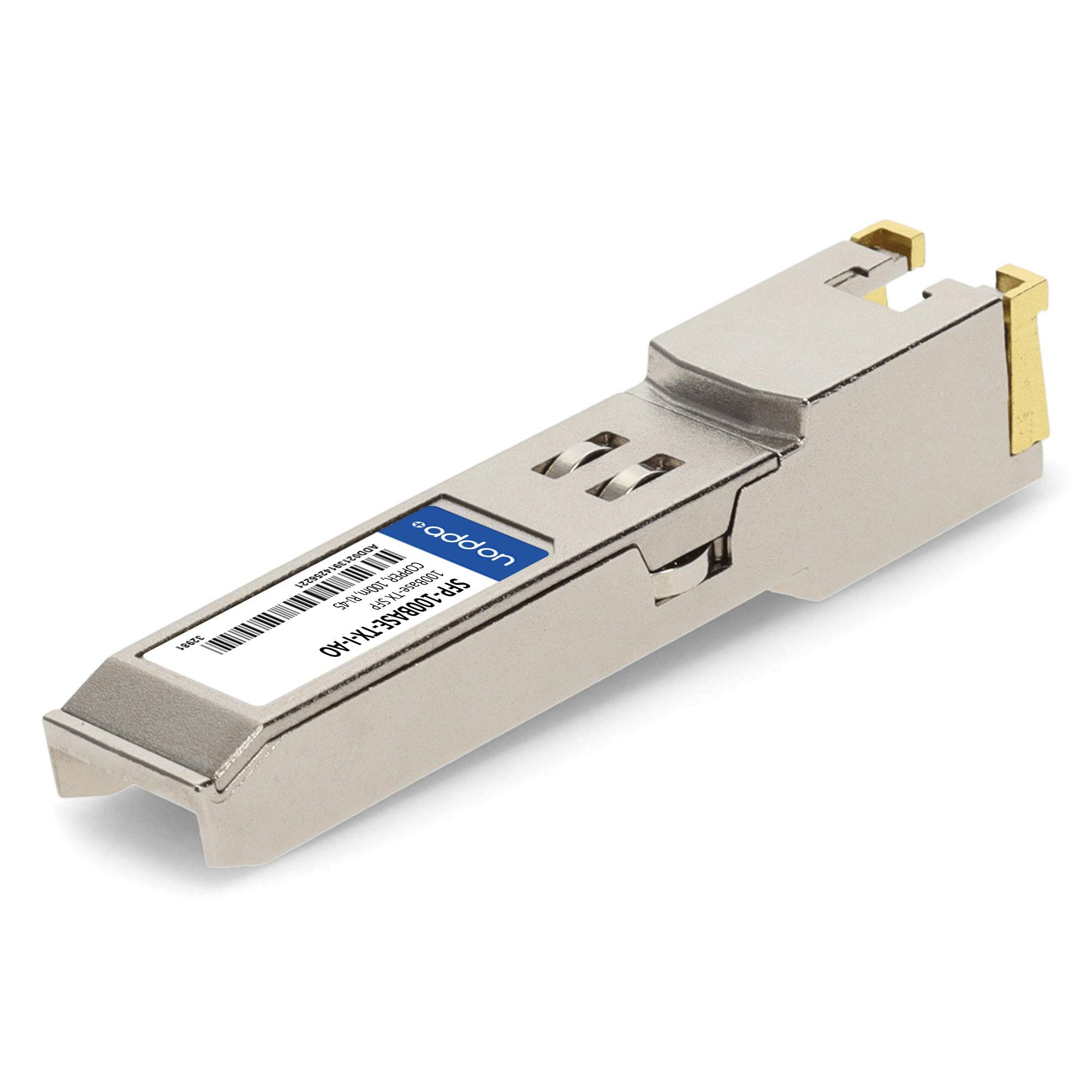 SFP-100BASE-TX-I-AO | Industry Standard |… - AddOn Networks