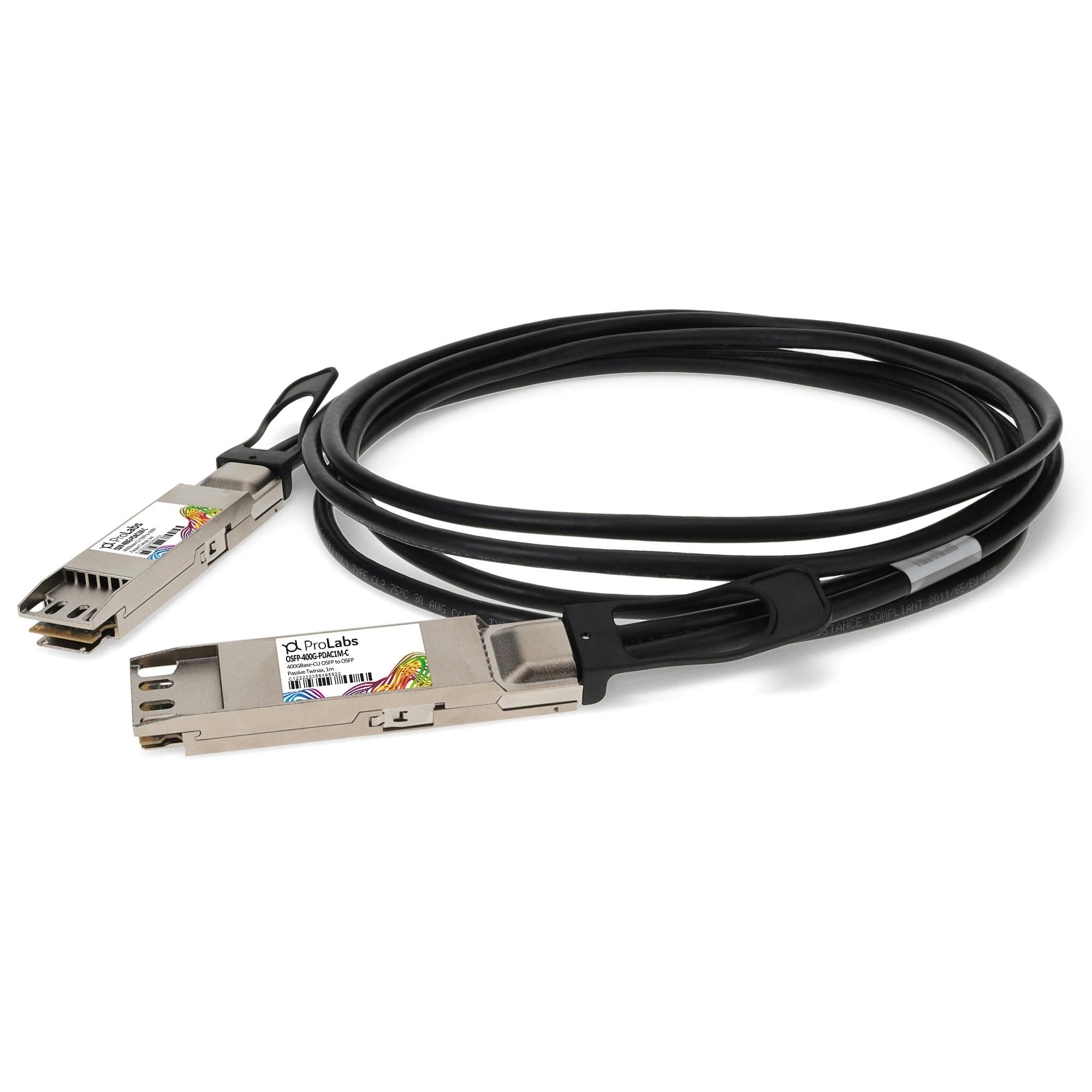 OSFP-400G-PDAC1M-C Industry Standard Compatible DACs & AOC - Prolabs